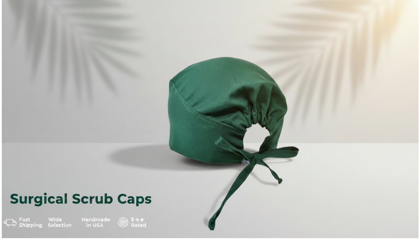 Regular Tie-Back Scrub Caps – Paradise Caps